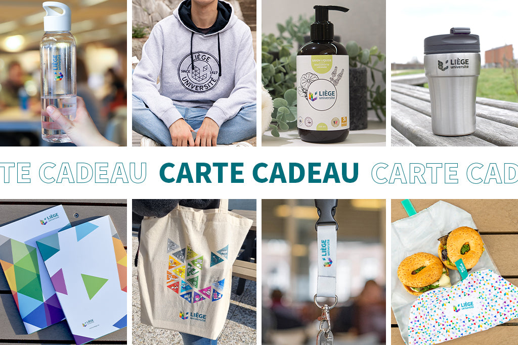 Cartes cadeaux – ULiège webshop